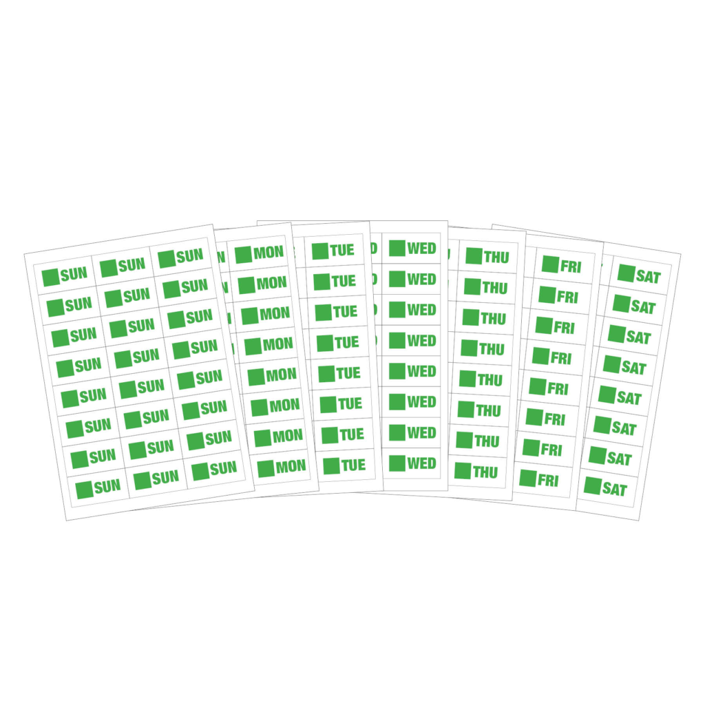 Daily Induction Stickers - 24 pack - 4 Weeks | Powerpac Group