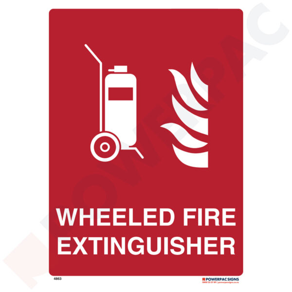 Fire Signs - Wheeled Fire Extinguisher | Powerpac Group