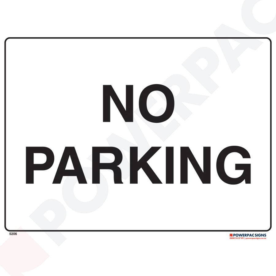 Restricted Area Signs - No Parking | Powerpac Group