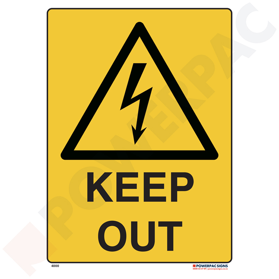 Warning Signs - Keep Out | Powerpac Group