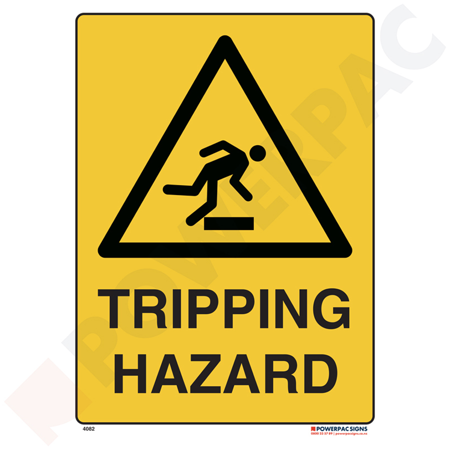 Warning Signs - Tripping Hazard | Powerpac Group