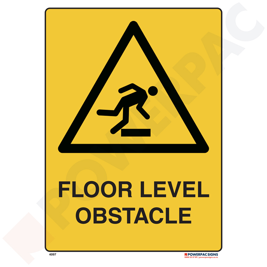 Warning Signs - Floor Level Obstacle | Powerpac Group