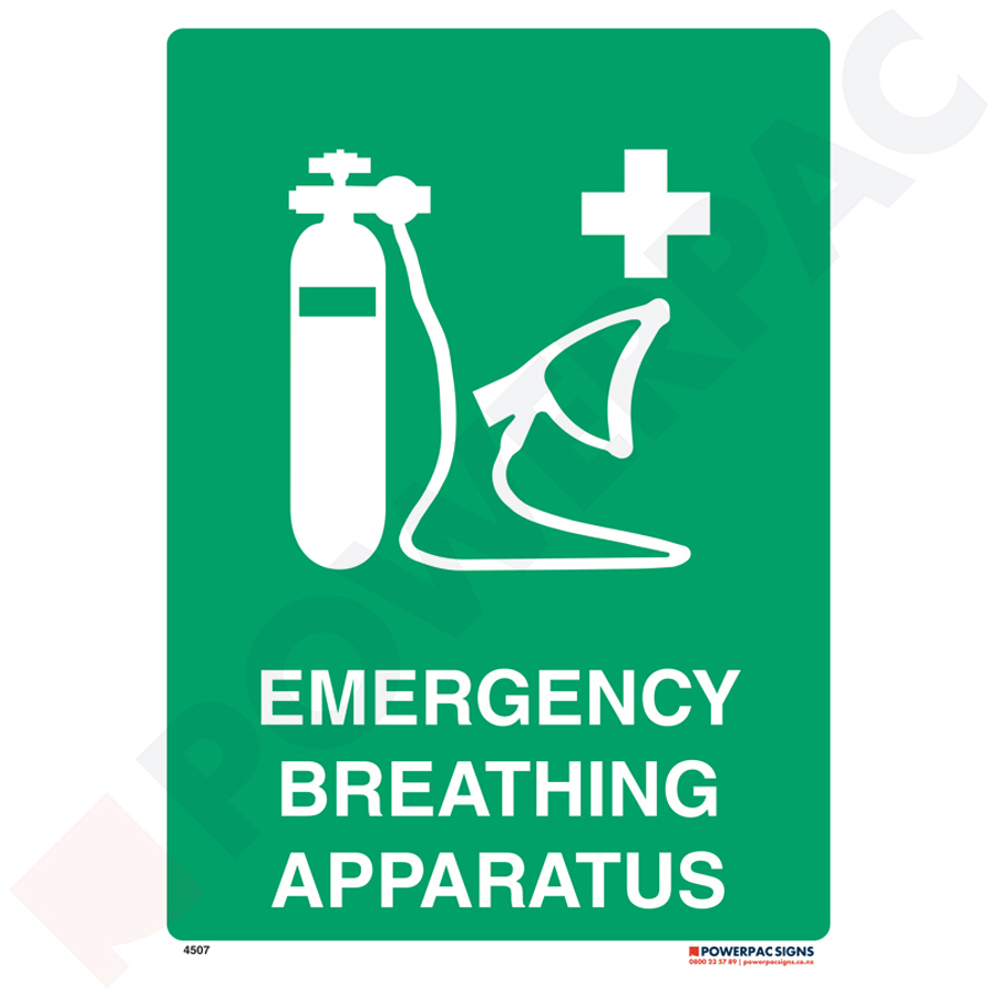 Emergency Signs - Emergency Breathing Apparatus | Powerpac Group