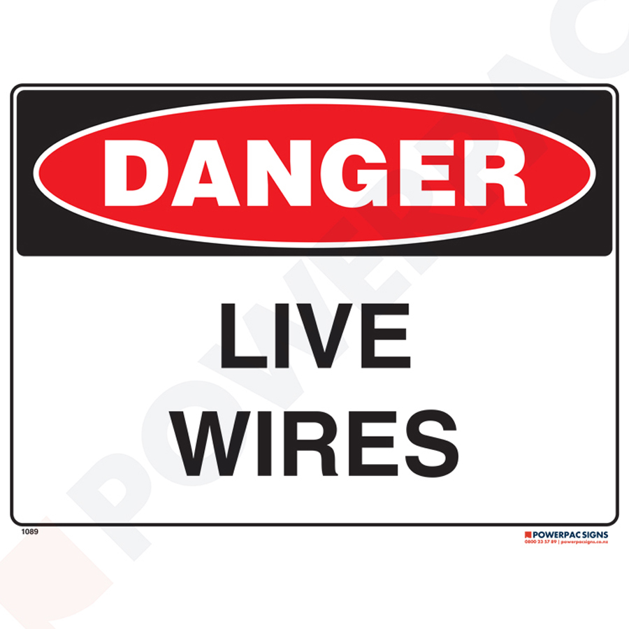 Danger Sign - Live Wires | Powerpac Group