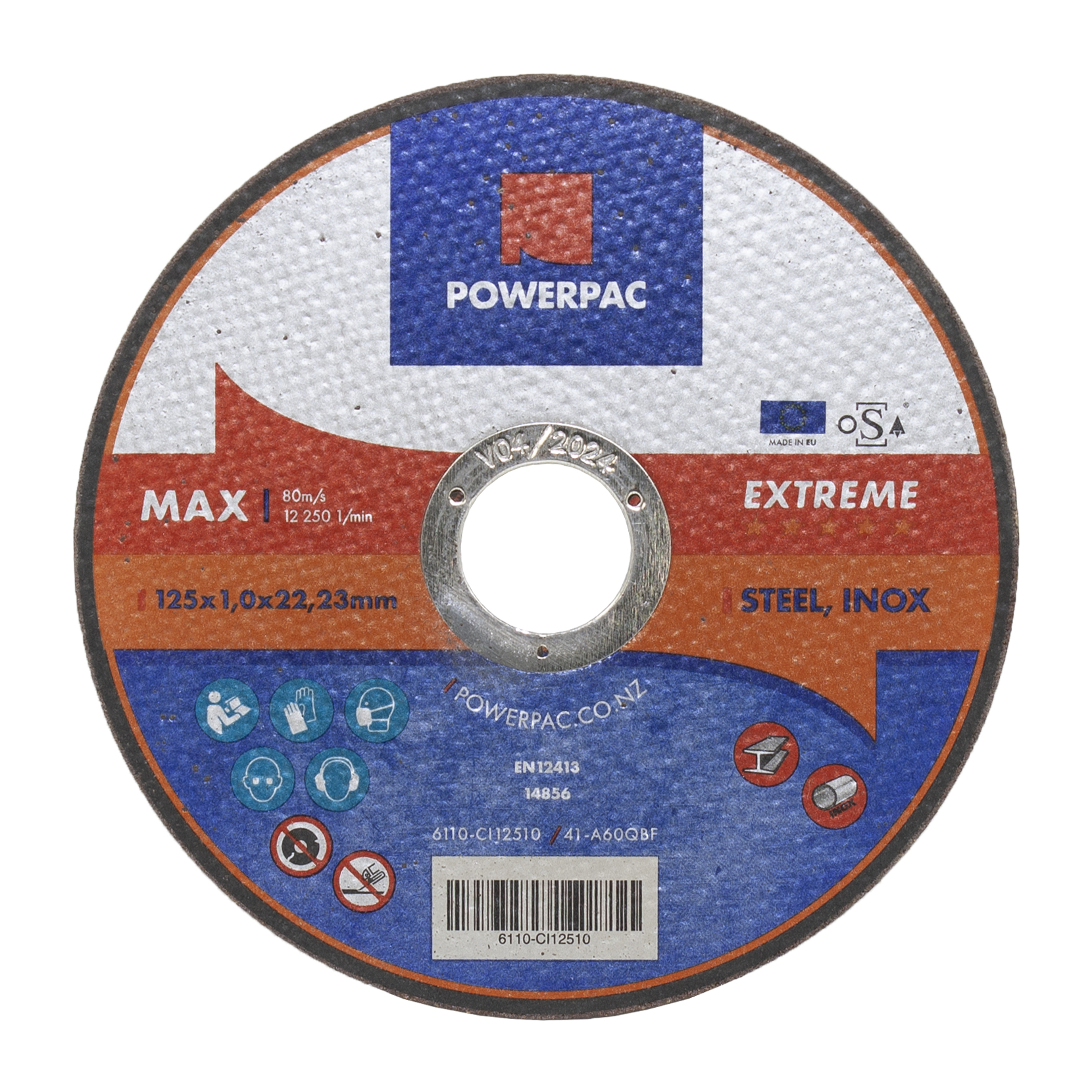 Powerpac - Cut-Off Disc Inox Pro - 230mm x 2.5mm x 22.2mm | Powerpac Group