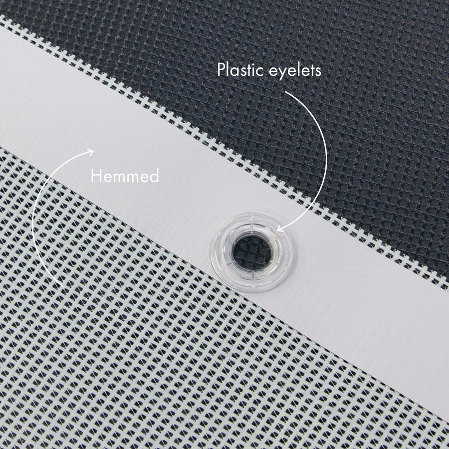 Black Fence Wrap - 50m x 1.8m (Non-Print) | Powerpac Group