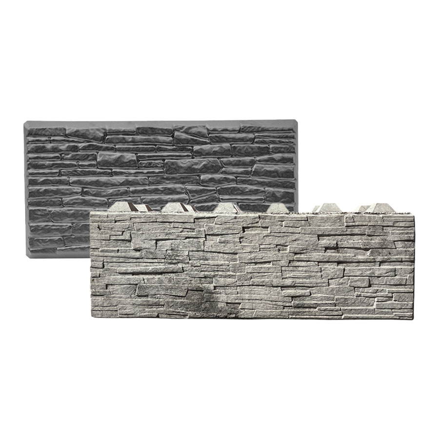 SmartBlock - Rock Finish Formliner 600mm x 600mm | Powerpac Group