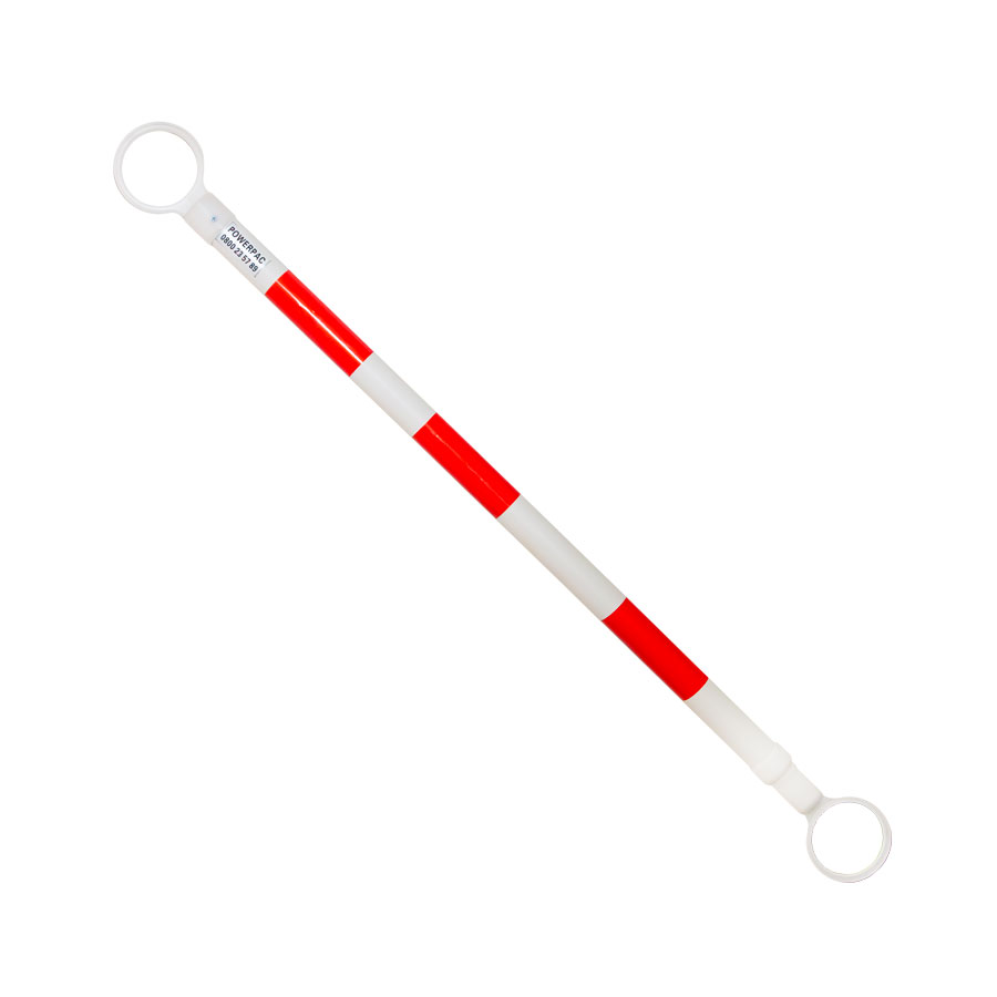 Cone Barrier Bar - Red/White | Powerpac Group