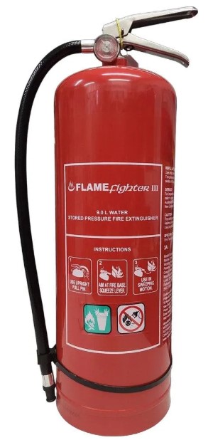 Flamefighter III 9 Litre Water Extinguisher c/w Bracket | Powerpac Group