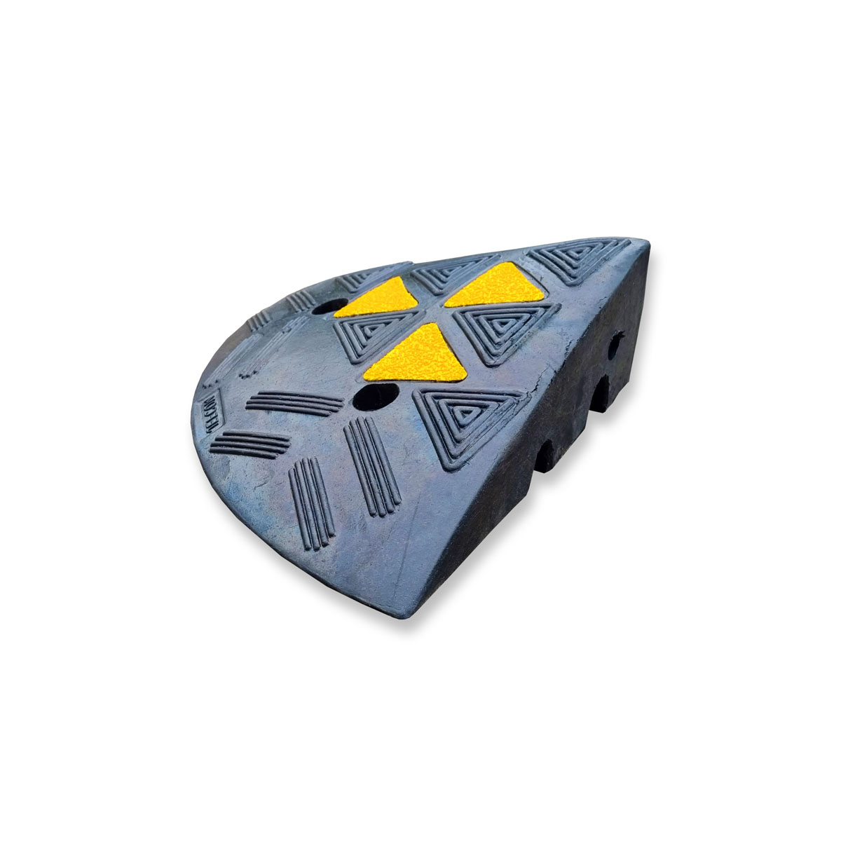Rubber Kerb Ramp End Cap Set- 150mm (H) | Powerpac Group